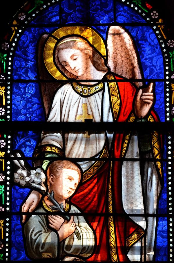 Photos de Vitraux - anges gardiens
